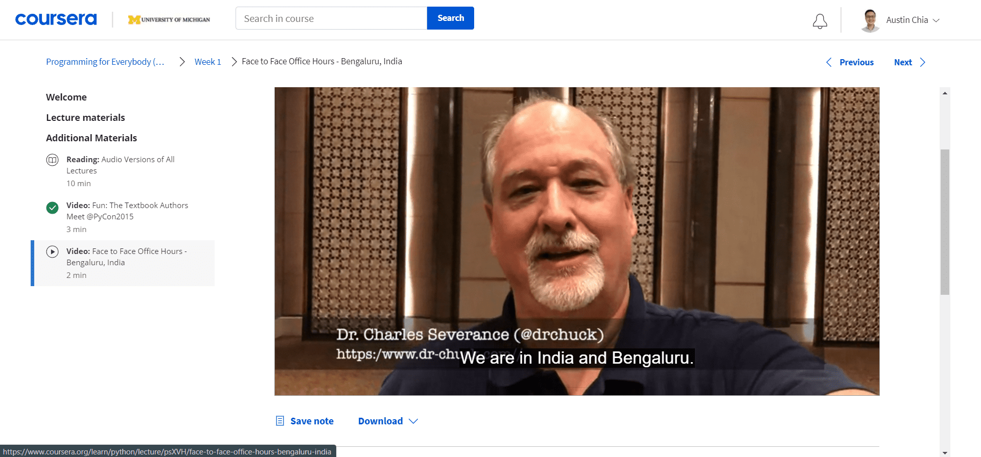Coursera Python For Everybody Course Review 2023