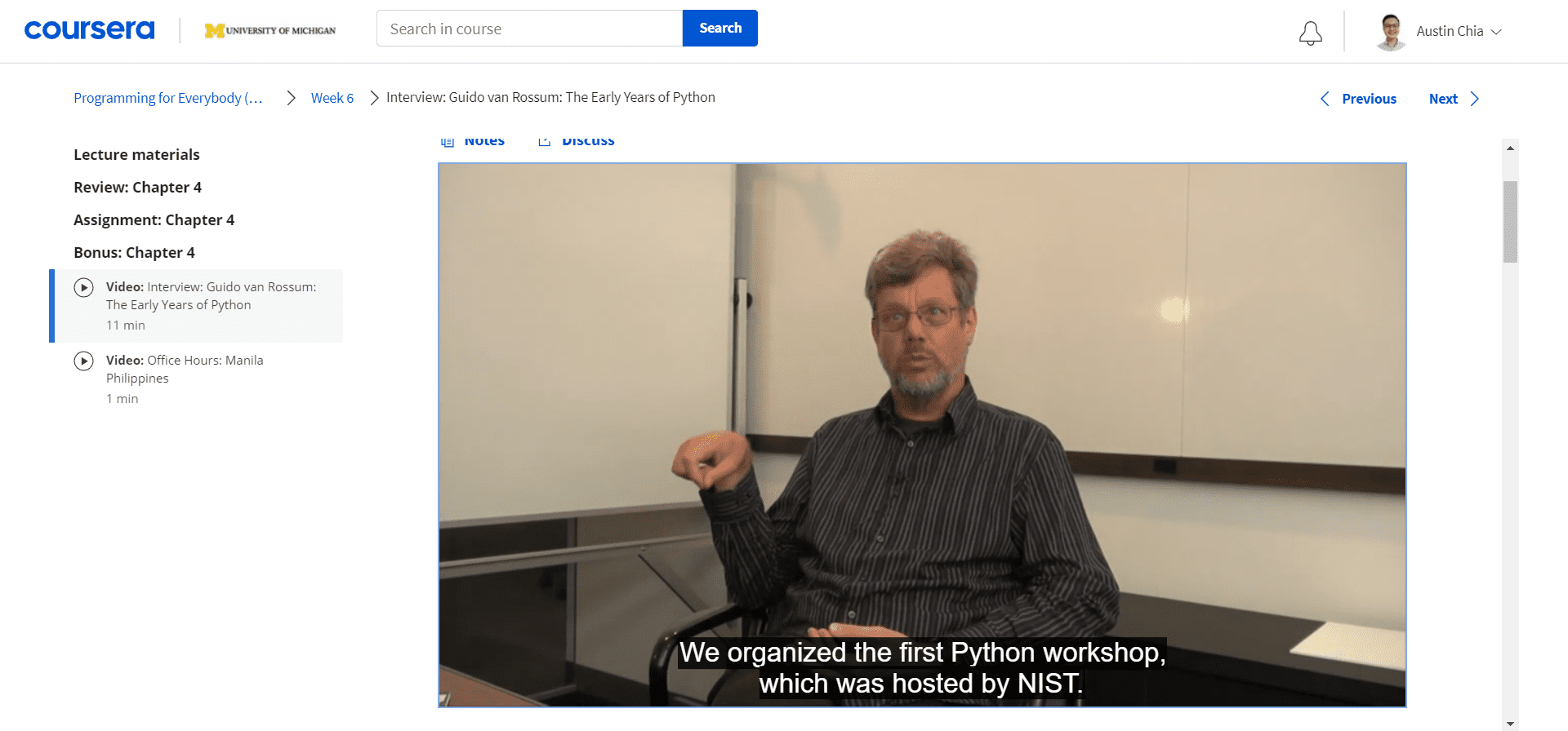 Coursera Python for Everybody: Course Review (2023)