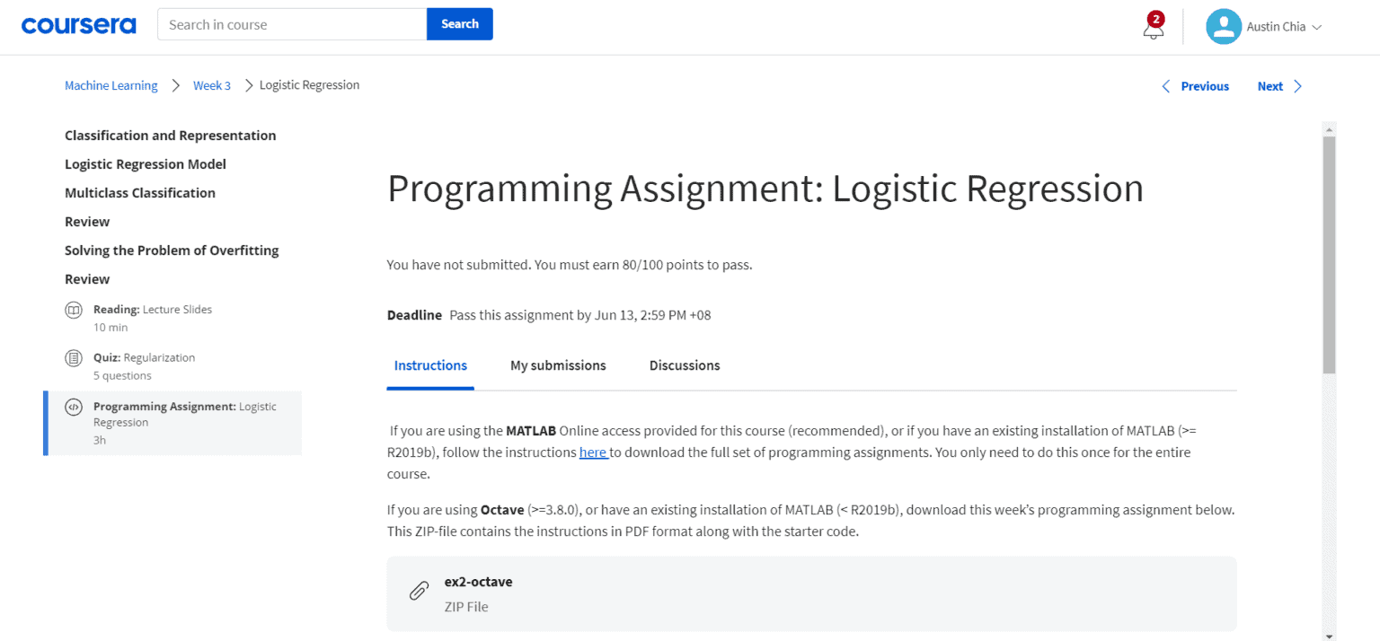 Coursera Stanford Machine Learning: Worth? (Read This First!)